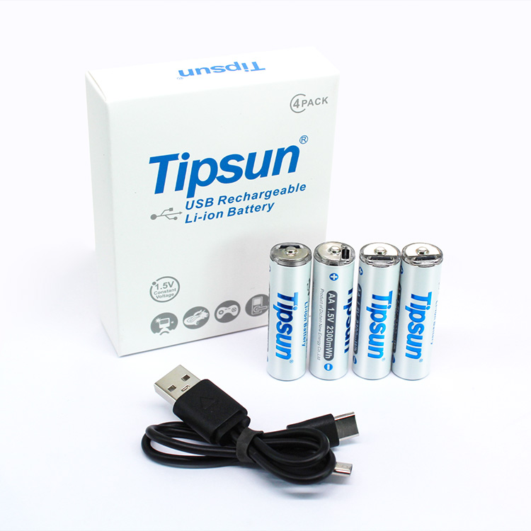 Bộ pin sạc AA Li-ion 2300 mWh Tipsun » Quốc Hưng Group™